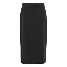 Midirock B.Young "Rock BYDANTA", Damen, Gr. 36, schwarz (schwarz melange), Obermaterial: 64% Polyester PES. 32% Viskose CV. 4% Elasthan EL., R&ouml;cke