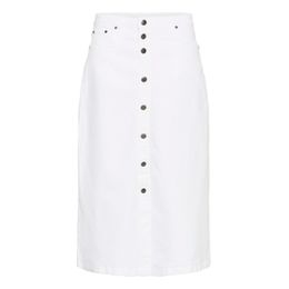 Jeansrock Culture "Denimrock CUami", Damen, Gr. 34, wei&szlig; (spring gardenia), Obermaterial: 98% Baumwolle CO. 2% Elasthan EL., R&ouml;cke Jeansrock