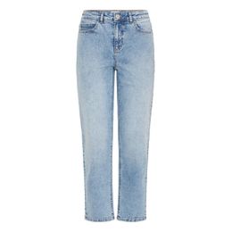 Regular-fit-Jeans Ichi "Jeans IHTWIGGY", Damen, Gr. 29, N-Gr, blau (denim light blau stonewashed), Obermaterial: 98% Baumwolle CO. 2% Elasthan EL., Jeans