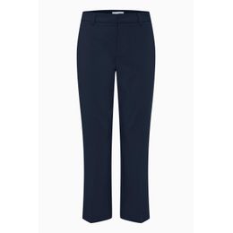 Stoffhose Pulz Jeans "Hose PZBINDY", Damen, Gr. 34, N-Gr, gr&uuml;n (schwarz sapphire), Obermaterial: 53% Baumwolle CO. 44% Polyester PES. 3% Elasthan EL., Hosen Stoffhose
