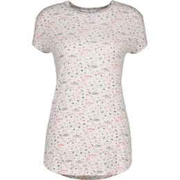 alife and kickin T-Shirt ALIFE & KICKIN, Damen, Gr. M, brilliant wei&szlig; ocean wildlife, 95% Viskose, 5% Elasthan, Rundhals, Shirts T-Shirt