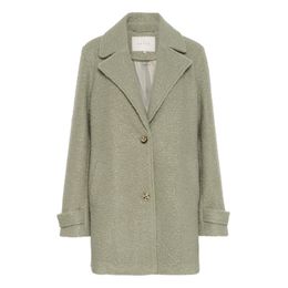 Wintermantel Kaffe "Jacke KAanni", Damen, Gr. 44, gr&uuml;n (vetiver), Obermaterial: 90% Polyester PES. 10% Viskose CV., M&auml;ntel Wintermantel