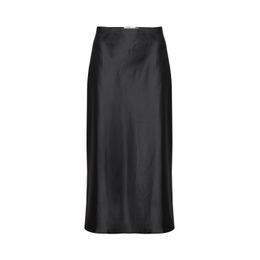 Midirock Ichi "Rock IXJANI", Damen, Gr. 40, schwarz, Obermaterial: 97% Polyester PES. 3% Elasthan EL., R&ouml;cke