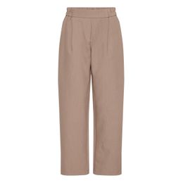 Marlene-Hose Fransa "Hose FRABIGAIL", Damen, Gr. 36, N-Gr, beige (desert taupe melange), Obermaterial: 60% Polyester PES. 35% Viskose CV. 5% Elasthan EL., Hosen