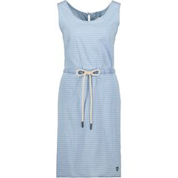 alife and kickin Sommerkleid ALIFE & KICKIN, Damen, Gr. L, Normalgr&ouml;&szlig;en, light denim, 100% Lyocell, Rundhals, Kleider Sommerkleid