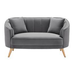 Sofa Hope Grau Samt