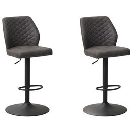 Barhocker-Set Grayson 2er-Set ca. 42x114 cm Anthrazit