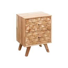 Nachttisch Rewa ca. 44x61x35 cm Akazie massiv