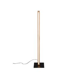 Trio LED-Stehleuchte Bellari Schwarz/Eiche max. 20 Watt