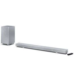 Sharp HT-SBW55121 Dolby Atmos Soundbar 5.1.2 kabelloser Subwoofer 650W Bluetooth, silber