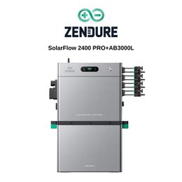 Zendure SolarFlow 2400 PRO mit Zendure SolarFlow AB3000L Erweiterungsakku, 5,28kwh