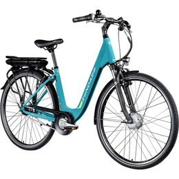 Z&uuml;ndapp Z&uuml;ndapp Z600 City E Bike Damen 28 Zoll Elektrofahrrad 7 Gang Nabenschaltung 150 - 165 cm Elektro Damenfahrrad