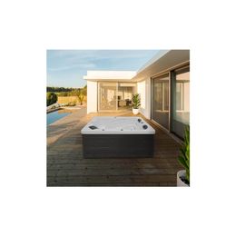 Home Deluxe Outdoor Whirlpool SUNSET PURE - 220 x 156 cm f&uuml;r 3 Personen