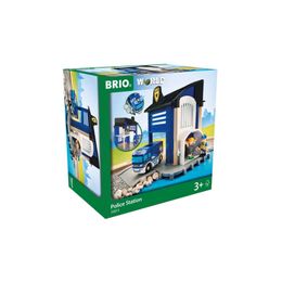 Brio Spiel Polizeistation mit Einsatzfahrzeug