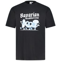 Herren Gro&szlig;e Gr&ouml;&szlig;en | Pfundskerl T-Shirt mit Motiv-Print Farbe schwarz Gr&ouml;&szlig;e: 4XL