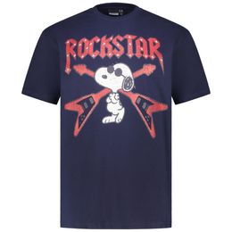 Herren Gro&szlig;e Gr&ouml;&szlig;en | North T-Shirt mit Snoopy Motiv-Print Farbe dunkelblau Gr&ouml;&szlig;e: 4XL