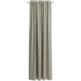 Neutex for you! Verdunkelungsvorhang NEUTEX FOR YOU "INSULA", beige (hellbeige), Gardinen, 130cm, Multifunktionsband, 140cm, Polyester, Uni-Dimout f&uuml;r starke Verdunklung, nach Ma&szlig;, B:140cm H:130cm