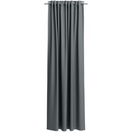 Neutex for you! Verdunkelungsvorhang NEUTEX FOR YOU "INSULA", grau (hellgrau), Gardinen, 275cm, Multifunktionsband, 140cm, Polyester, Uni-Dimout f&uuml;r starke Verdunklung, nach Ma&szlig;, B:140cm H:275cm