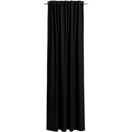 Neutex for you! Verdunkelungsvorhang NEUTEX FOR YOU "INSULA", schwarz, Gardinen, 250cm, Multifunktionsband, 140cm, Polyester, Uni-Dimout f&uuml;r starke Verdunklung, nach Ma&szlig;, B:140cm H:250cm