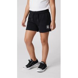 Shorts Converse "CNVG DISSECTED CTP CORE SHORT", Jungen, Gr. 110 (5), N-Gr, schwarz, Obermaterial: 60% Baumwolle, 40% Polyester, Hosen Shorts, bequeme Passform, f&uuml;r Alltag und Freizeit, aus Baumwolle