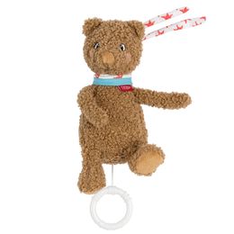 babyFEHN Spieluhr FEHN "FredErik, Mini-Spieluhr B&auml;r", braun, Spieluhren, KinderB:8cm H:20cm T:6,4cm, Pl&uuml;sch, B:8cm H:20cm T:6,4cm
