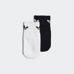 Sportsocken adidas originals "ANT SLIP SOCK", M&auml;dchen, Gr. XL (28/30), schwarz-wei&szlig; (schwarz, wei&szlig;), Obermaterial: 65% Baumwolle, 31% Polyester, 3% Elasthan, 1% sonstige Fasern, Socken Sportsocken, f&uuml;r Kinder, mit rutschsicherer Sohle, sportlicher Stil