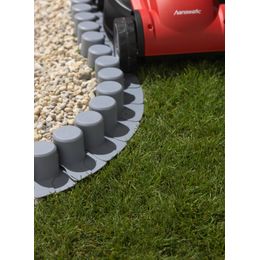 Beetumrandung Prosperplast, grau (anthrazit), H:6,5cm T:11cm, Kunststoff, Beeteinfassungen
