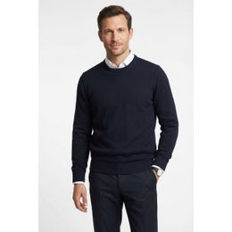 Strickpullover MARVELIS, Herren, Gr. 4XL, marine, Jersey, Obermaterial: 100% Baumwolle, regular fit, Rundhals, Rippb&uuml;ndchen, Pullover Strickpullover, Rundhals, Baumwolle, regular fit