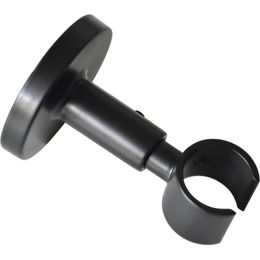 Sch&ouml;ner Wohnen Kollektion Deckentr&auml;ger f&uuml;r Gardinenstangen "Deckentr&auml;ger f&uuml;r &Oslash; 20 mm", schwarz (schwarz, matt), SCH&Ouml;NER WOHNEN-KOLLEKTION, Gardinenstangenhalterungen, Serie Einzelprogramm Leon &Oslash; 20 mm