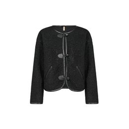 Outdoorjacke soyaconcept "Soya Concept Jackets SC-SHAIMA 2", Damen, Gr. L, 9999 schwarz, Obermaterial: 100% Polyester, Jacken Outdoorjacke