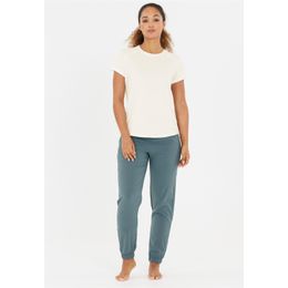 ENDURANCE ATHLECIA Funktionsshirt ATHLECIA "Gaina", Herren, Gr. 40, sanftes wei&szlig;, 90% Polyester, 10% Elasthan, unifarben, normal, Rundhals, Shirts Funktionsshirt, aus weichem Material mit recycelten Anteilen