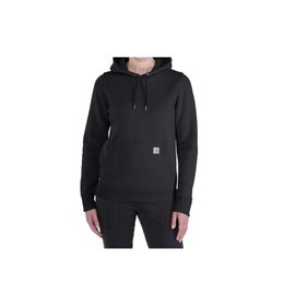 Hoodie Carhartt "Clarksburg Sweatshirt", Damen, Gr. XL, schwarz, Obermaterial: 55% Baumwolle CO. 45% Polyester PES., Sweatshirts Hoodie
