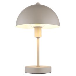 Globo LIGHTING Tischleuchte "ATOMA I", sandfarben matt, &Oslash; 20cm H: 31cm, 1 Stk., Leuchten, Tischlampe Nachttischlampe Deko-Tischleuchte Schlafzimmer, Tischleuchte