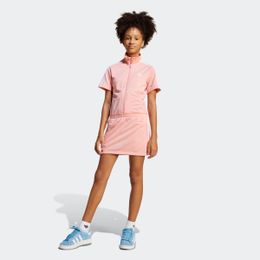 Shirtkleid adidas originals "FIREBIRD", M&auml;dchen, Gr. 170, N-Gr, pink (semi pink spark), Obermaterial: 100% Polyester, Kleider Shirtkleid