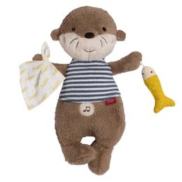 babyFEHN Kuscheltier FEHN "Otter Theo, Einschlafhilfe Otter", braun, Pl&uuml;schfiguren, KinderB:10,5cm H:27cm T:6cm, Pl&uuml;sch, Kuscheltier, mit Sound, B:10,5cm H:27cm T:6cm