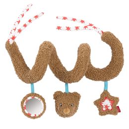 babyFEHN Greifspielzeug FEHN "FredErik, Activity-Spirale B&auml;r", braun, Greifspielzeug, KinderB:10,5cm H:19cm, Pl&uuml;sch, B:10,5cm H:19cm
