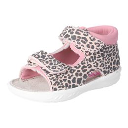 M&auml;dchen Sandale "Titu WMS: mittel", Pepino BY RICOSTA, Gr. 26, rosa, Lederimitat, Textil, Schuhe, Babyschuh, Sommerschuh mit Gr&ouml;&szlig;enschablone zum
