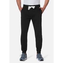 Sporthose HERO by John Medoox "Soft Sweat Sweathose", Herren, Gr. L, schwarz, Sweatware, 65% Baumwolle, 25% Polyester, 10% Viskose, gerade lang, Hosen Sporthose, Bequemer Oberschenkel Casual Sweat f&uuml;r Herren