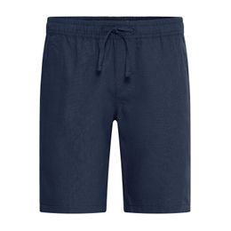 Leinenhose INDICODE "Leinenhose IDPassa", Herren, Gr. L, N-Gr, blau (navy), Obermaterial: 55% Leinen LI. 45% Baumwolle CO., Hosen