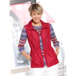 Kurzweste Classic Basics, Damen, Gr. 38, lila (erdbeere), 100% Polyester, unifarben, Westen