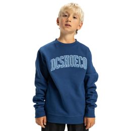 Sweatshirt DC Shoes "Varsity", Jungen, Gr. 10(140-148cm), estate blau, Obermaterial: 80% Walkfrottier, 20% Microfaser;, Sweatshirts Sweatshirt