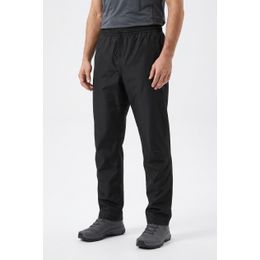 Sch&ouml;ffel Regenhose SCH&Ouml;FFEL "Rain Pants Style Elmori UNI", Herren, Gr. M, N-Gr, schwarz, Obermaterial: 100% Polyester, Hosen Regenhose, mit 2-Lagen VENTURI Membrane, wasserdicht, atmungsaktiv