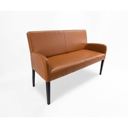 Empinio24 Sitzbank aus Kunstleder 183 cm mit Holzgestell Alfo