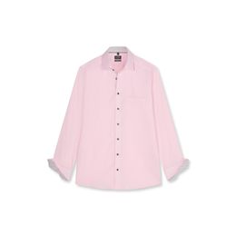Businesshemd OLYMP "OLYMP Luxor, modern fit, New Kent", Herren, Gr. 40, Normaler Arm, hellros&eacute;, 100% Baumwolle, Hemden