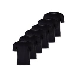 T-Shirt BOSS "T-Shirt T-Shirt RN 3P Classic 6er Pack", Herren, Gr. L, schwarz, Obermaterial: 100% Baumwolle CO., Shirts T-Shirt