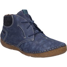 Stiefelette Josef Seibel "Fergey 65, ocean", Damen, Gr. 40, blau (ocean), Obermaterial: 100% Rindsleder Leather cow., Schuhe Stiefelette