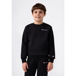 Sweatshirt Champion "SPORTWEAR CREWNECK Standard Fit", Jungen, Gr. L (152/158), nbk, ns, Obermaterial: 73% Baumwolle, 27% Polyester, normal, Rundhals, Sweatshirts Sweatshirt, f&uuml;r Kinder