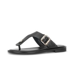 Zehentrenner Gabor "Zehentrenner", Damen, Gr. 35, schwarz, Schuhe Zehentrenner