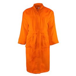 The One Towelling - "Classic" Morgenmantel f&uuml;r Herren/Damen Unisex (Orange)