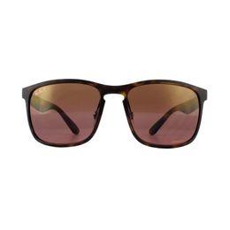 Ray-Ban Sonnenbrille RB4264 894/6B Matte Havanna Braun Polarisiert Spiegel Chromance